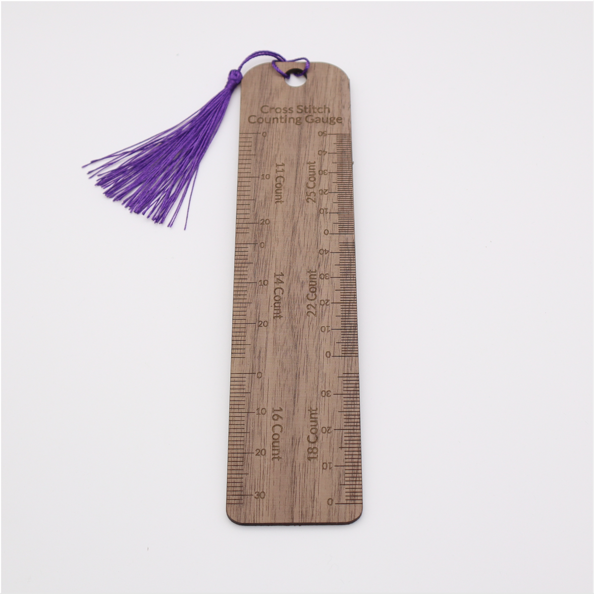 Engraved Wooden Stitch Counting Gauge Ruler – Maggie's Minders